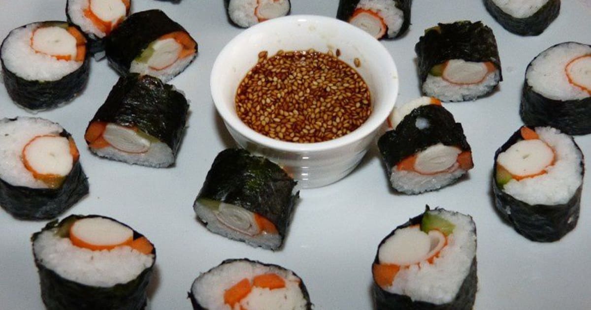 Makis classiques au surimi - Recette par Carmen