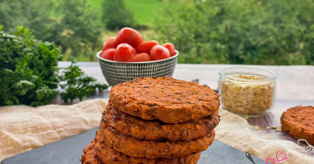 Galettes végétales aubergine et haricots rouges - Recette par Le labo ...