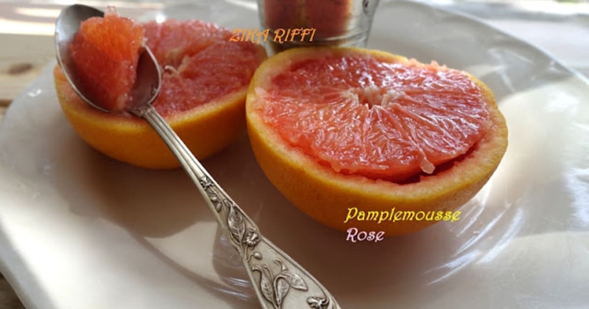 PAMPLEMOUSSE ROSE AU SUCRE- DESSERT A LA BÔNOISE - Recette par Zika