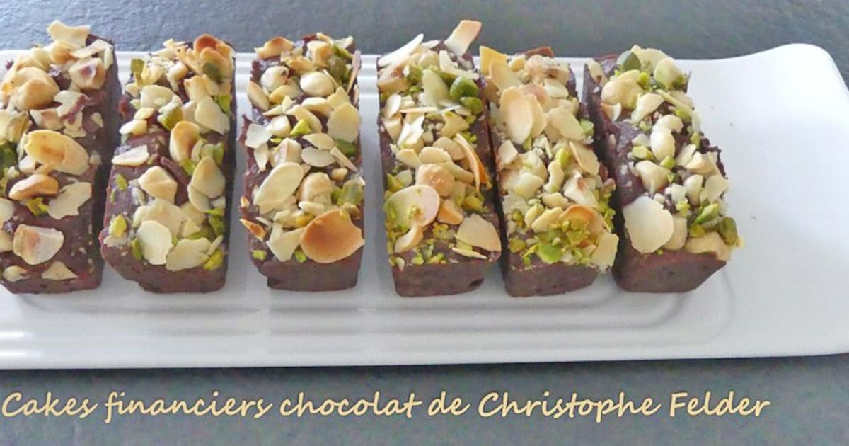 Cakes financiers chocolat de Christophe Felder - Recette par Croquant ...