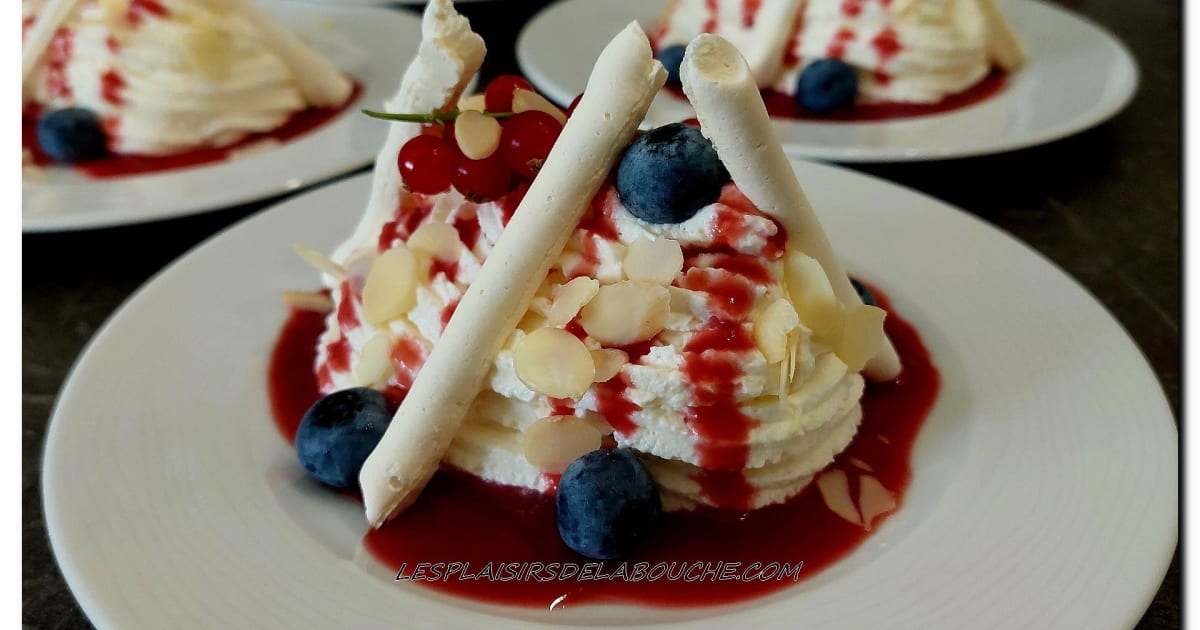 Vacherin individuels aux fruits rouges - Recette par Les plaisirs de la ...