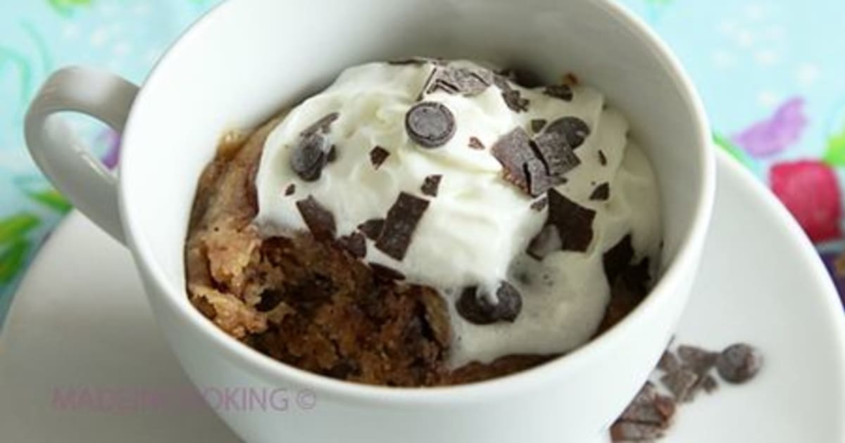 Recette Mug cookie aux pépites de chocolat