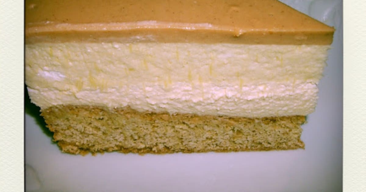 Recette Entremets sablé breton, chocolat blanc, rhubarbe, et speculoos