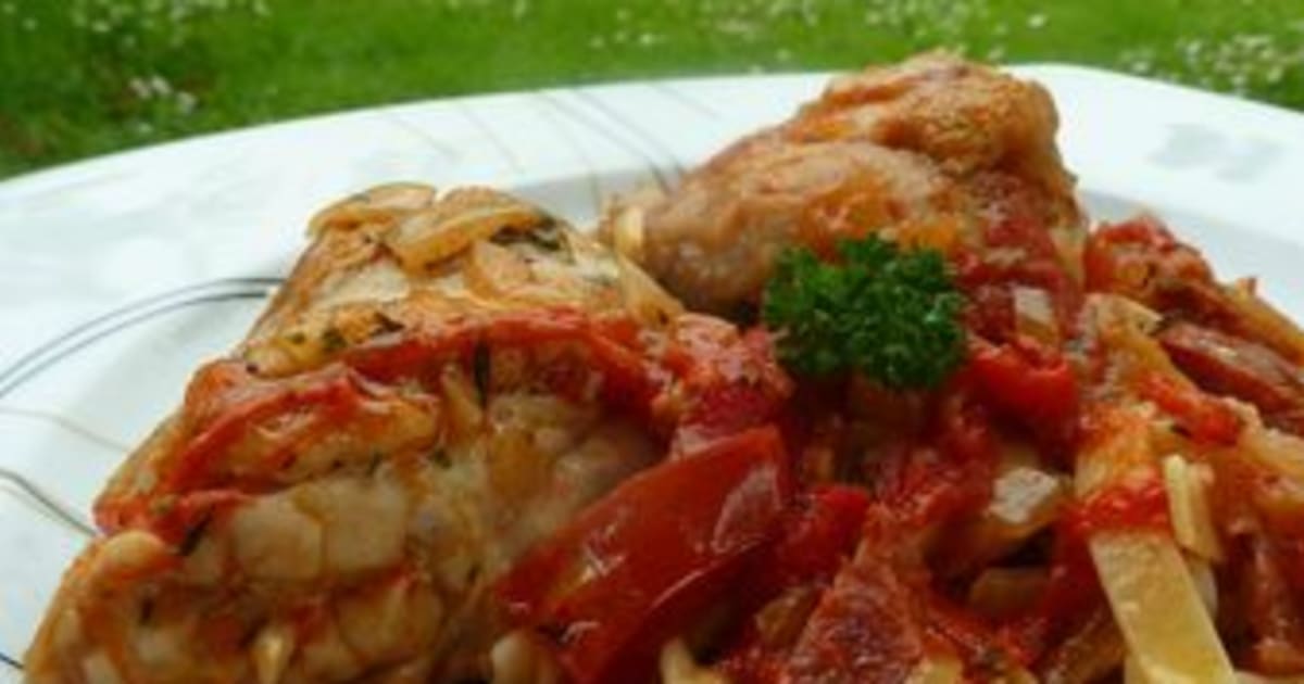 Poulet à la Tomate et au Chorizo : recette Poulet à la Tomate et au Chorizo