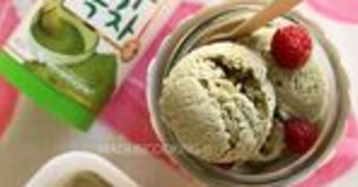 Recette Glace au thé matcha