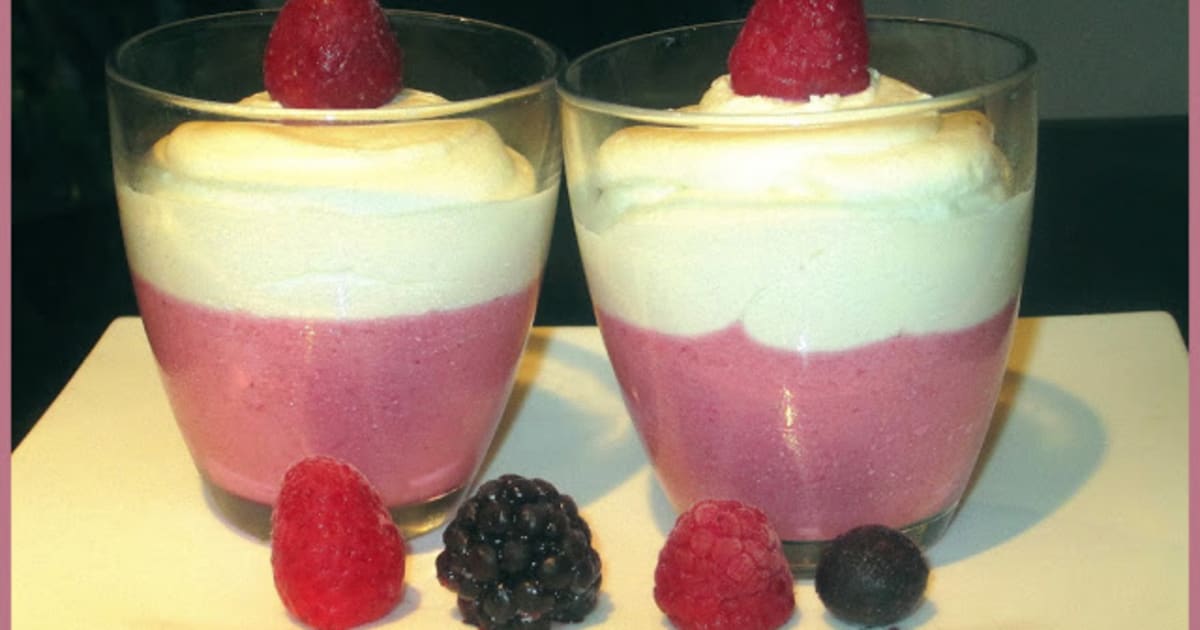 Recette Mousse fruits rouges et chocolat blanc