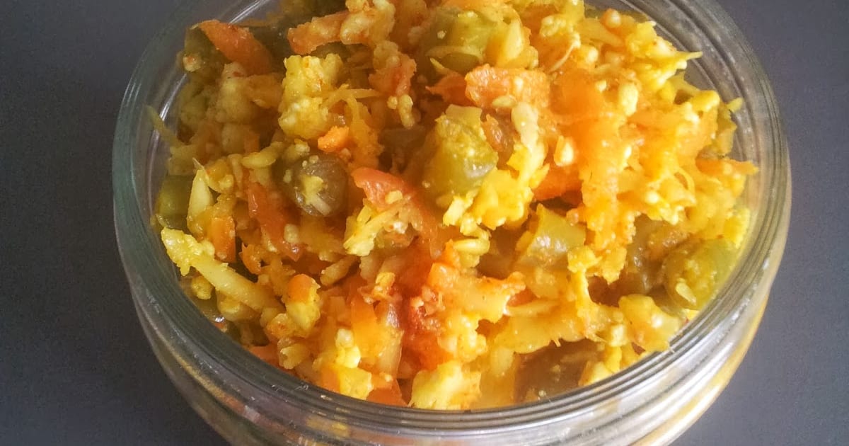 Achard de légumes au curcuma et vinaigre - Recette par LaFrancesa