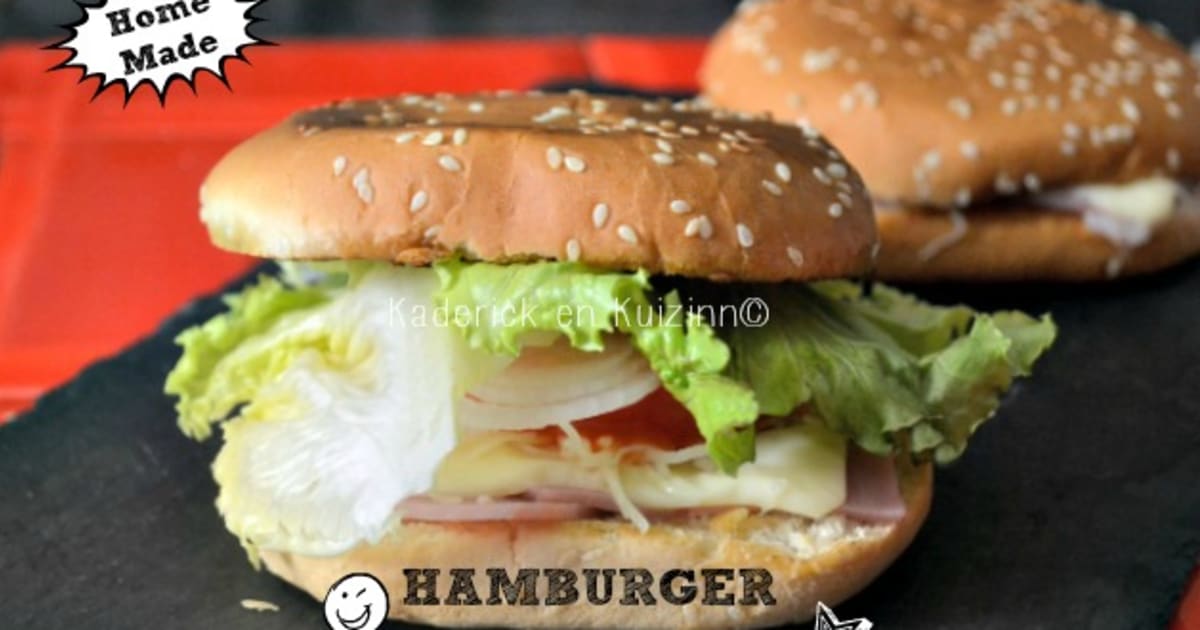 Hamburger façon croque monsieur à la plancha - Recette par kaderick