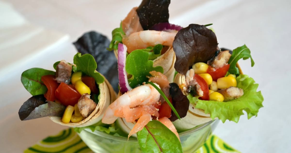 Cornets croustillants de wraps pour l'apéro - Recette par Ma cuisine au ...
