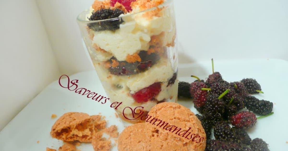 Mousse de mascarpone à la crème et aux fruits rouges - Recette par Nadji