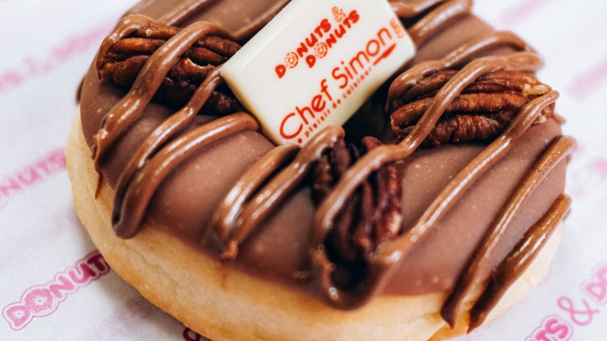 Chef Simon collabore avec Donuts & Donuts pour une belle création ...