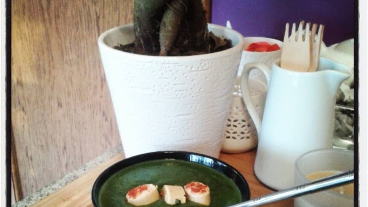 Velouté créole d'épinards au lait de coco - Recette par Keskonmangemaman?