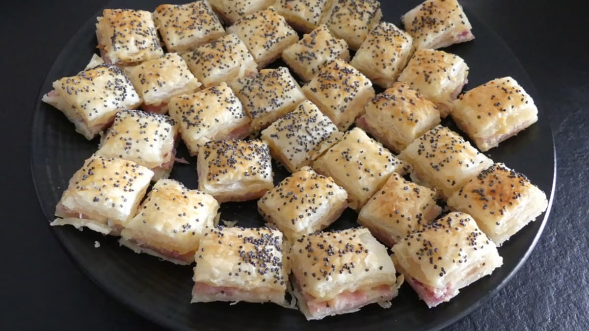 Croq jambon pour grignoter à l'apéritif - Recette par Croquant ...