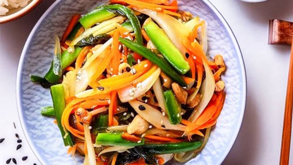 Yasai Itame aux pois gourmands : une recette pour une repas prêt en 15 ...