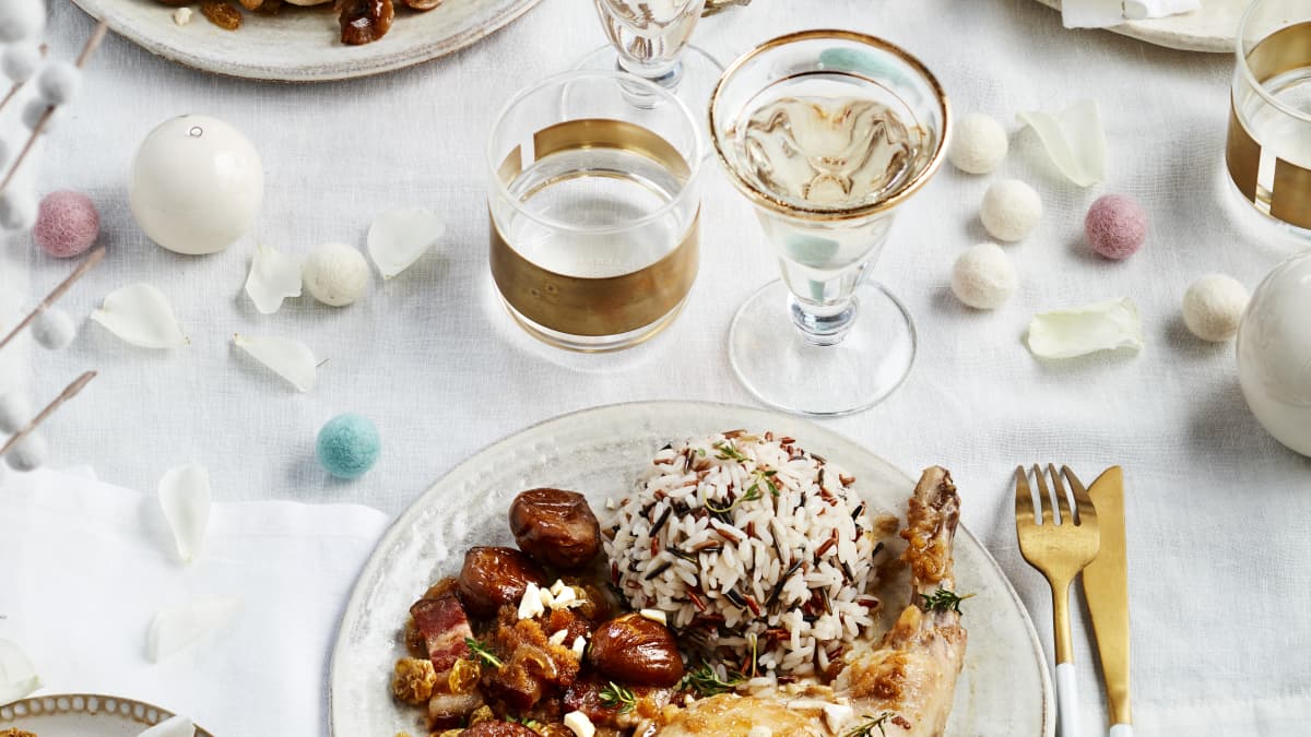 Lapin au miel, lardons et pain d'épices - Recette par Loeul & Piriot