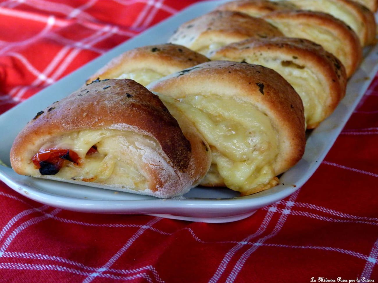 Pizza roulée à partager pour l'apéritif - Recette par Docteur chocolatine