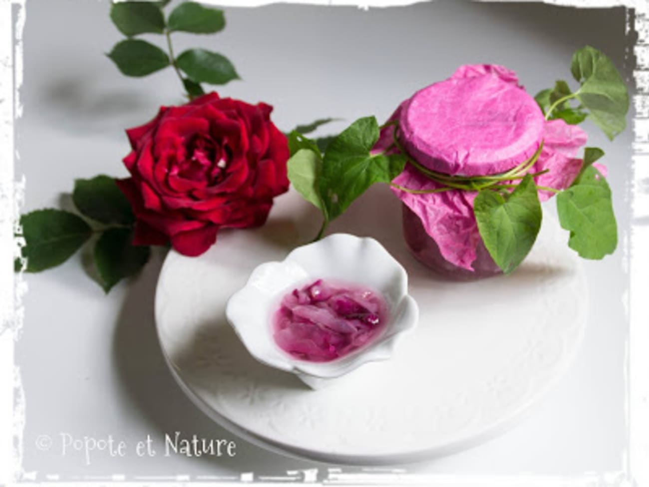 Confit de roses du jardin : une gelée parfumée - Recette par Popote et ...