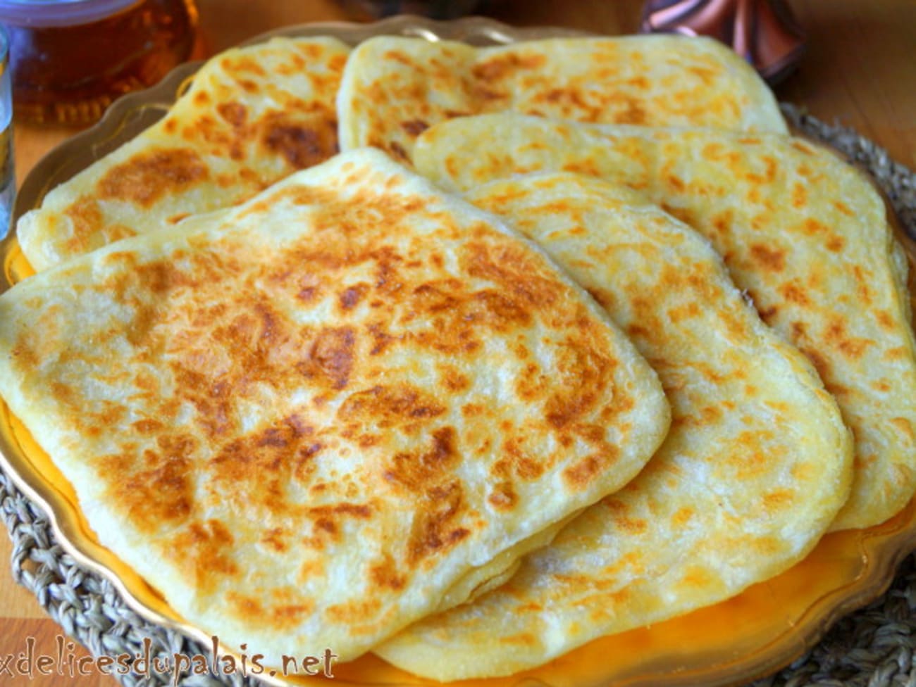 Msemen crêpes feuilletées berbères - Recette par auxdelicesdupalais