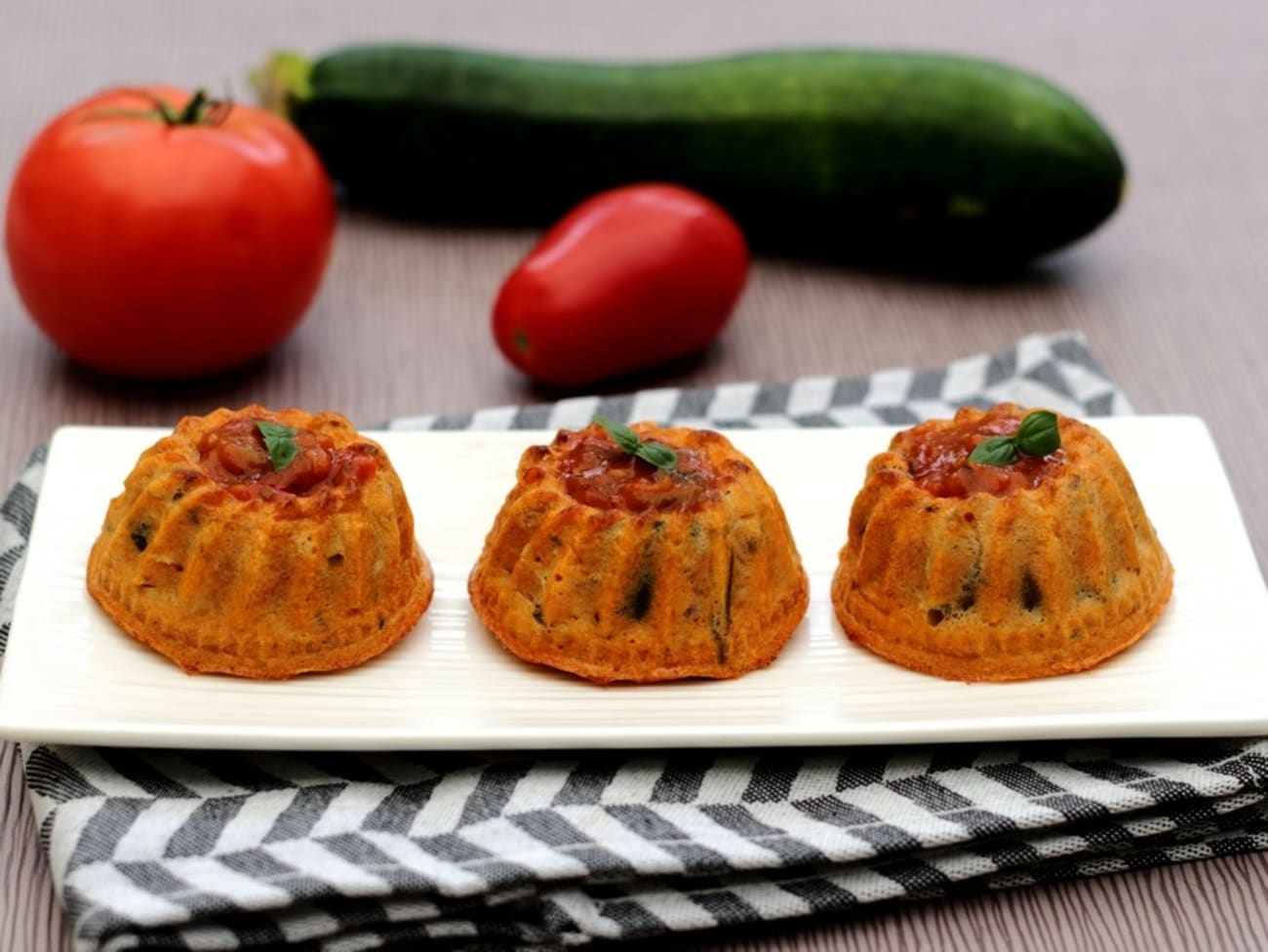 Flans à la ratatouille - Recette par Amandine Cooking