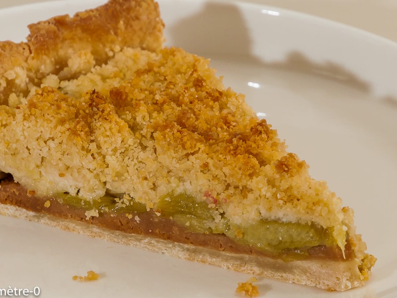 Tarte Amandine à La Rhubarbe Façon Crumble Recette Par Kilometre 0