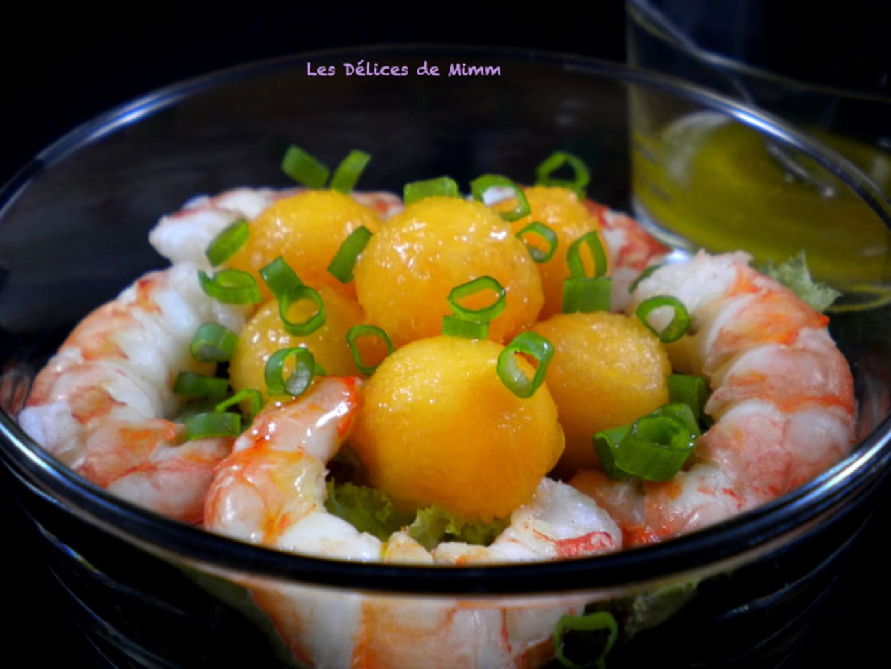 Salade De Crevettes Et Melon Pour Une Entrée Rapide Et Bien Fraîche