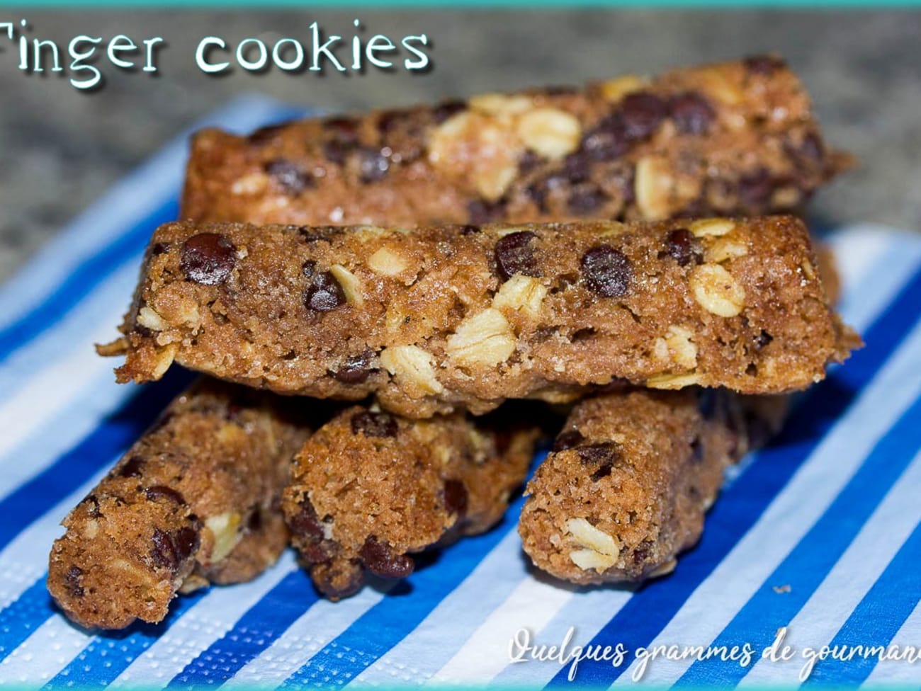 Finger cookies - Recette par Quelques Grammes De Gourmandise