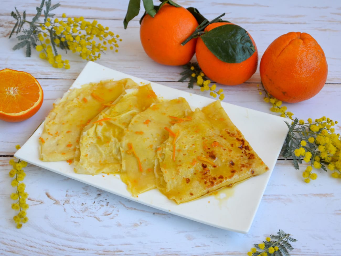 Crêpes Suzette à l’orange - Recette par La p'tite cuisine de Pauline