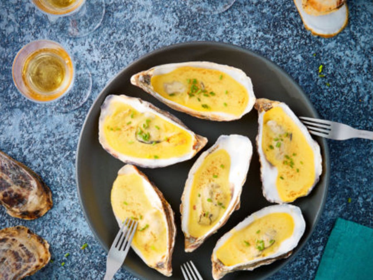 Huîtres de Cancale en sabayon - Recette par La perle de Marie-Jo