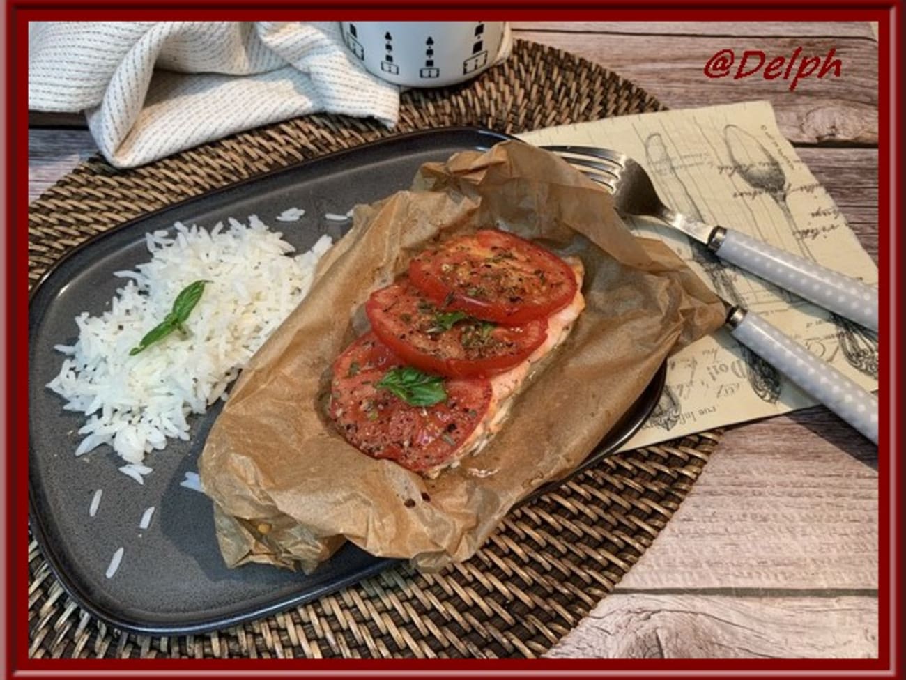 Saumon citronné en papillote - Recette par Oh la gourmande