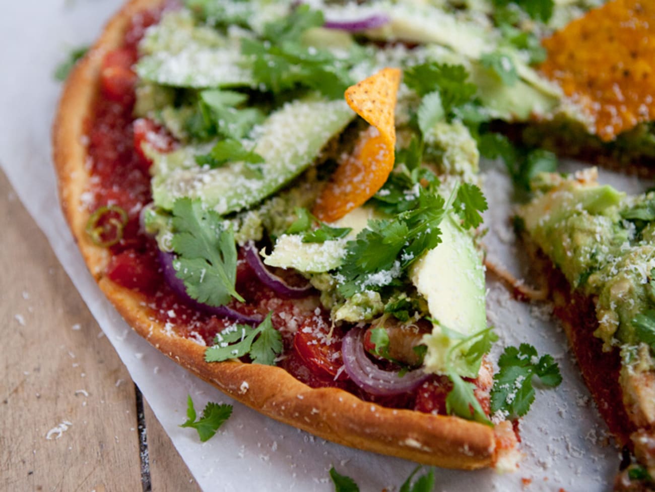 pizza au Guacamole - Recette par popandsoda