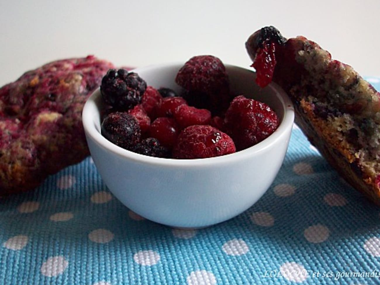 Cookies aux fruits rouges pour le goûter - Recette par loloche et ses ...