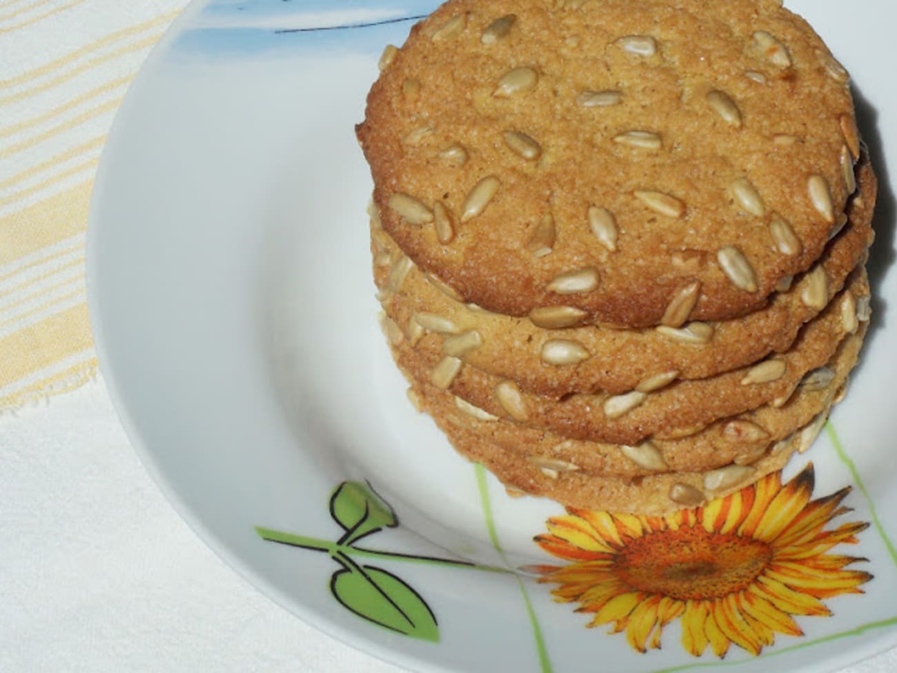 Cookies gourmands aux graines de tournesol - Recette par Diana