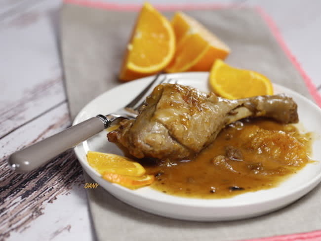 Cuisses de canard à l'orange et aux épices - Recette par épicétout