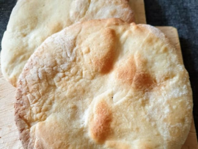 Pain Pita - Recette par La tête dans le panier