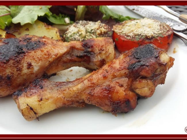 Pilons de dinde tandoori à la plancha - Recette par Oh la gourmande