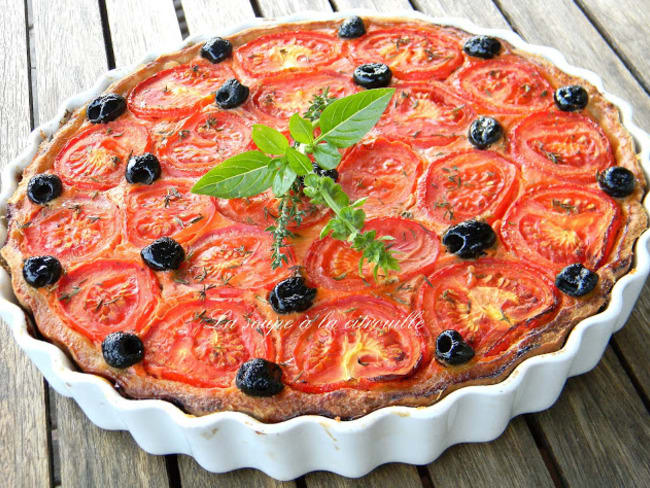 Quiche à la tomate - Recette par La soupe à la citrouille