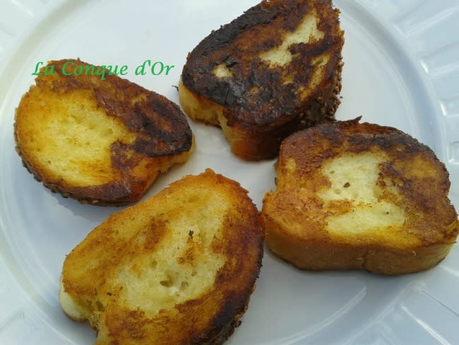 Pain frit - Recette par la conque d'or