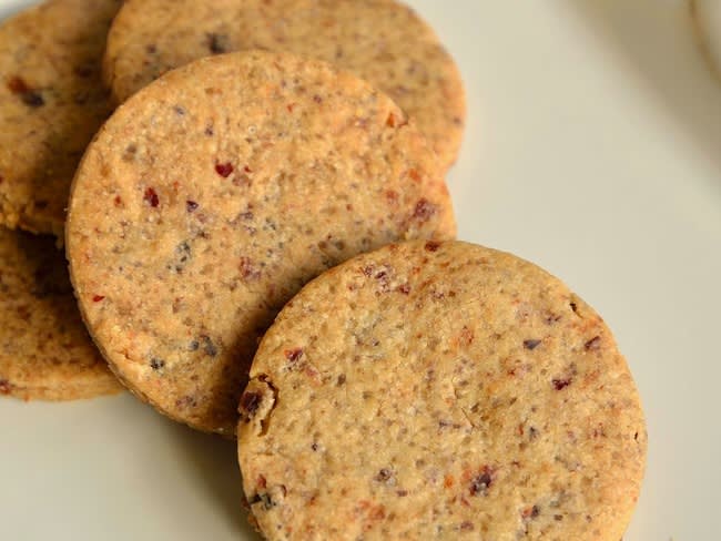 Sablés aux cranberries - Recette par Une aiguille dans l potage