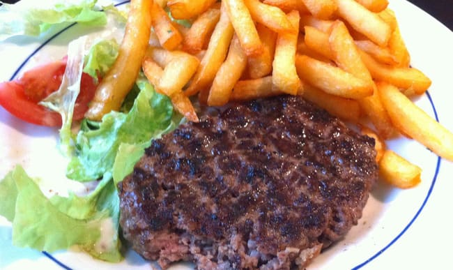 Recettes de steak haché et de frites