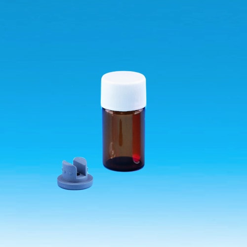 - TGK - 東京硝子器械 TryWinZ / バキュームバイアル 茶色 SVF-50 50mL メラミン樹脂キャップ 凍結乾燥用ブチルゴム栓)(特大) 50本 203216