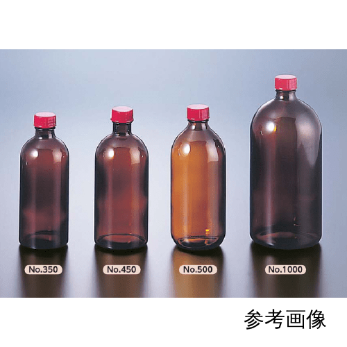 - TGK - 東京硝子器械 TryWinZ / 細口瓶(褐色)No.450 476mL C/P付 24入