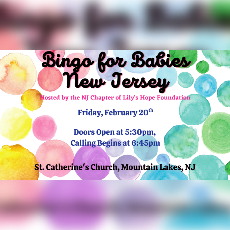 Bingo for Babies New Jersey 2026