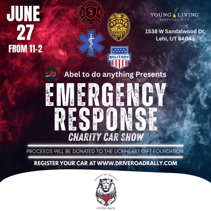 Emergency Response Charity Car Show presented by "Abel to do anything"