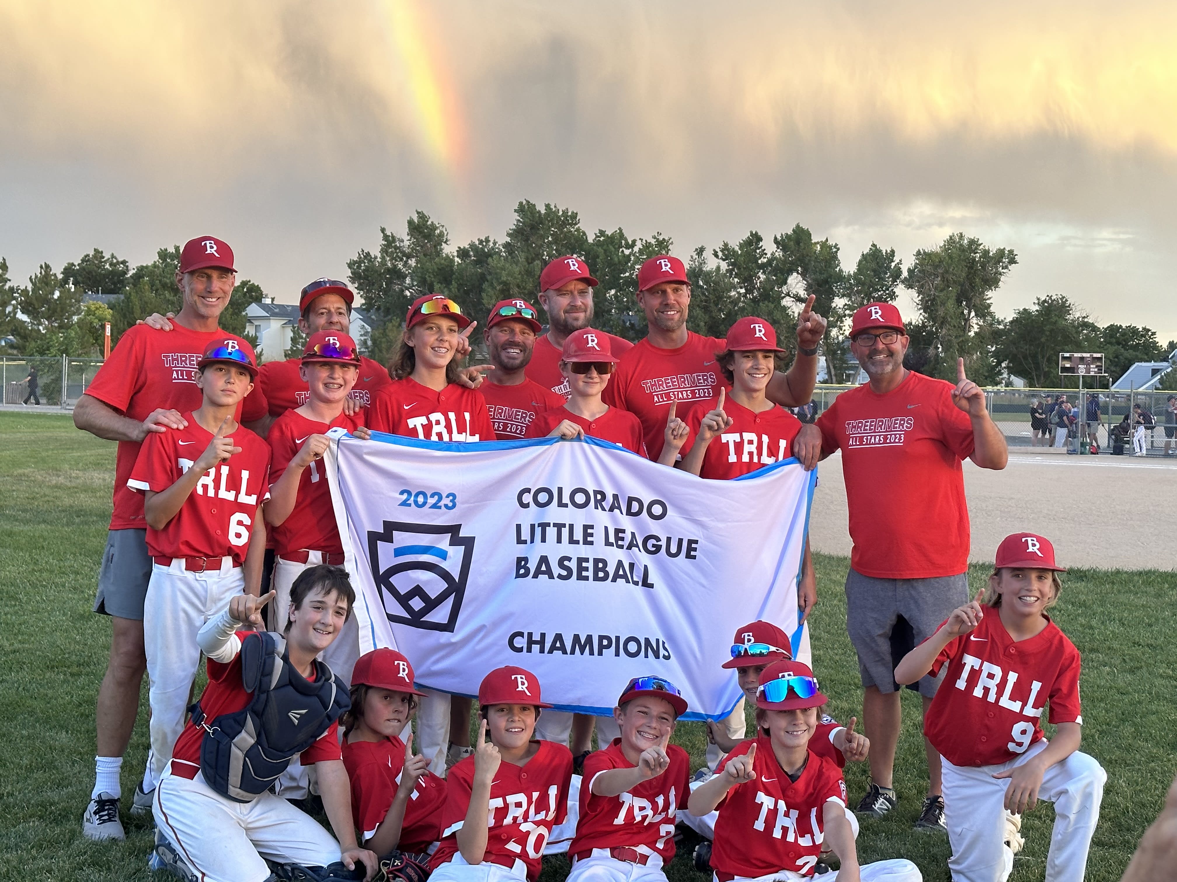 2023 Three Rivers All Stars 50/70 and Majors Baseball Players