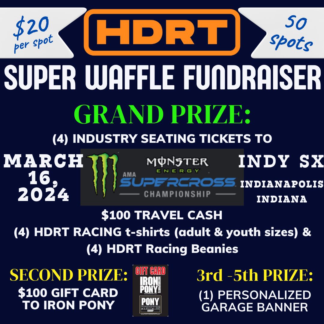 Indy SX Super Waffle Fundraiser