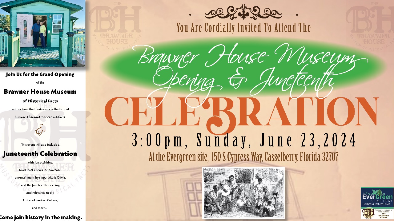 The Brawner House Museum Opening and Juneteenth Celebration