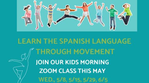 Kids' Zoom Spanish Language through Movement Class