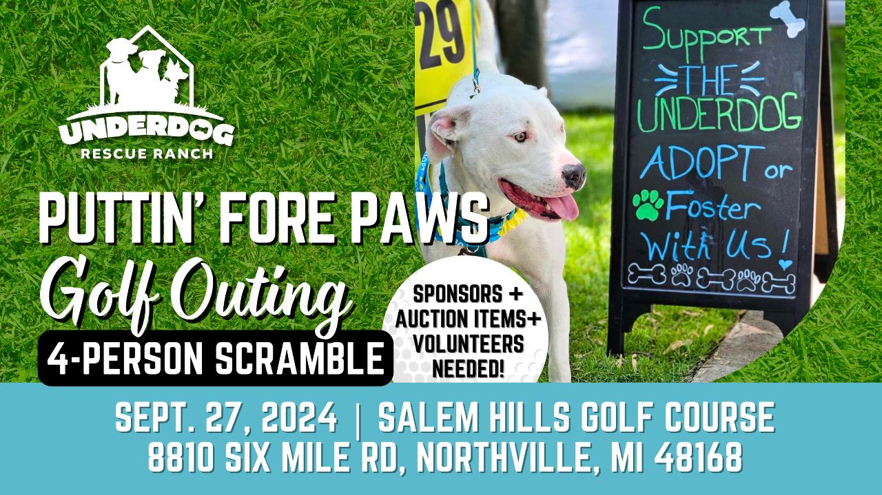 Underdog Rescue Ranch: Puttin' Fore Paws Golf Outing