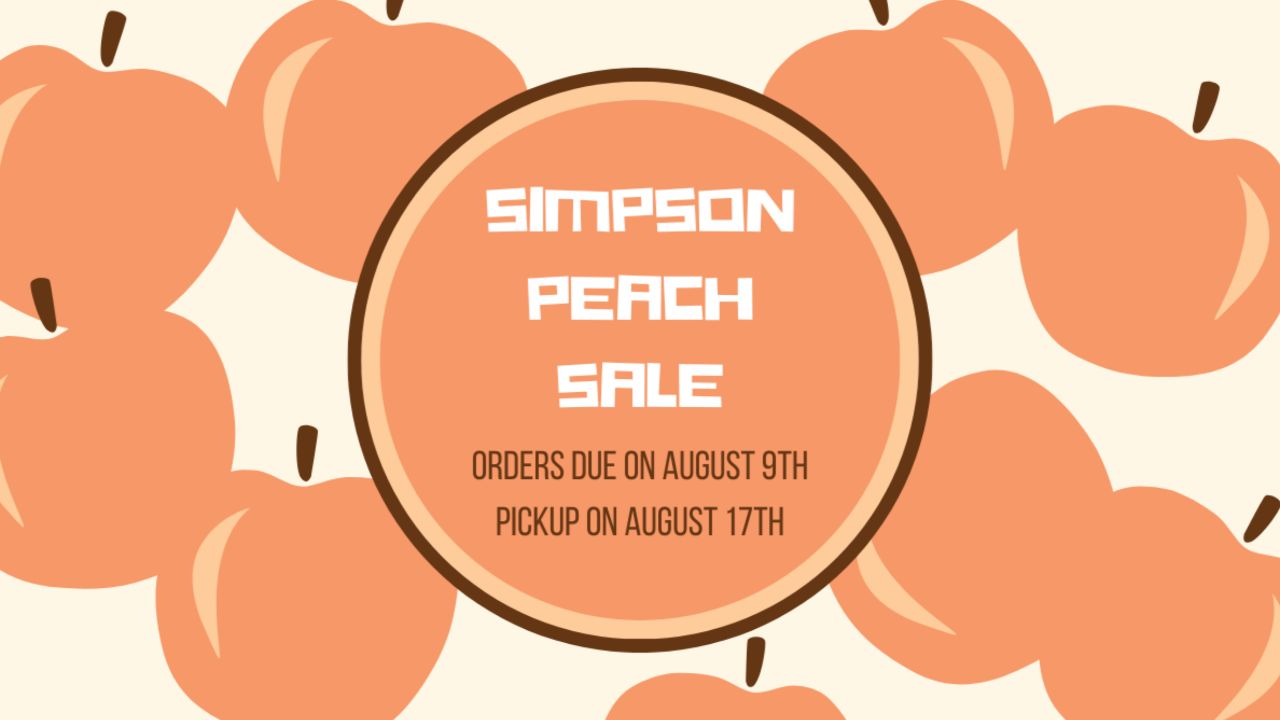 Simpson UMC's Annual Peach Sale 2024