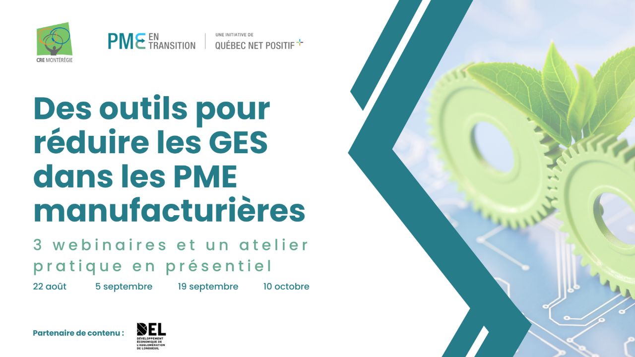 Des outils pour réduire les GES dans les PME manufacturières